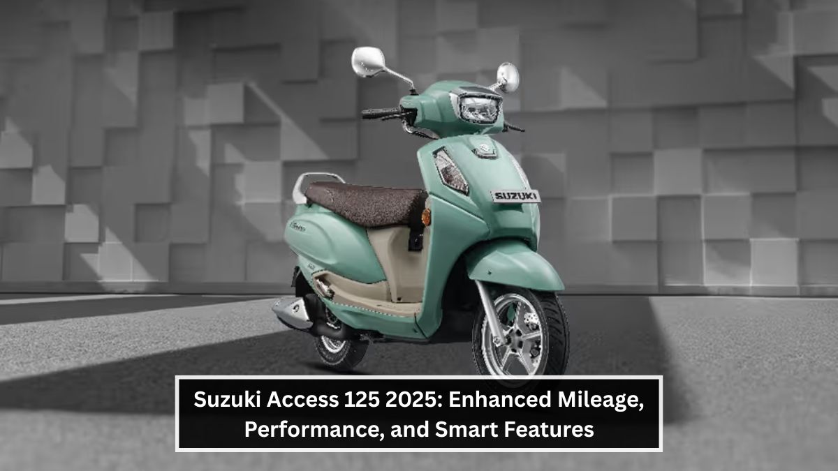 Suzuki Access 125 2025: Enhanced Mileage, Performance, and Smart ...